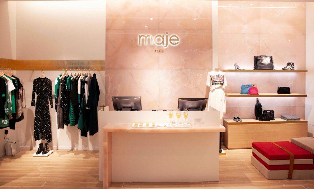 Maje store opening in the Rockefeller Centre in New York City - SMCP